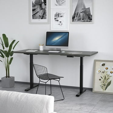 OneSpace 50-LD0101 Essential Computer Desk with Hutch and Keyboard Tray ...