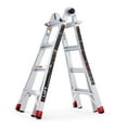 Lift Ladders 18’ Reach 5-in-1 Multi-Position and Extendable Aluminum ...