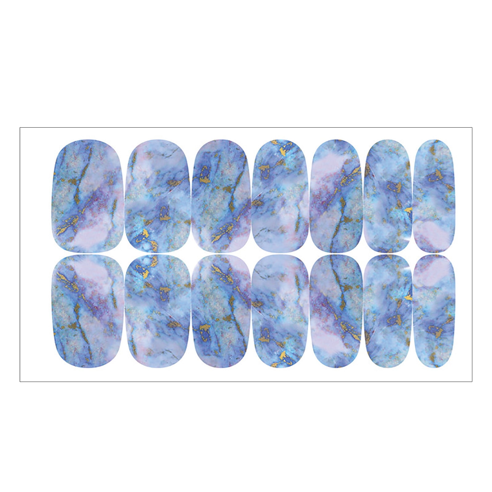 Lift Mouth Strips Gel Stickers for Nails Solid Large Glitter Stickers ...