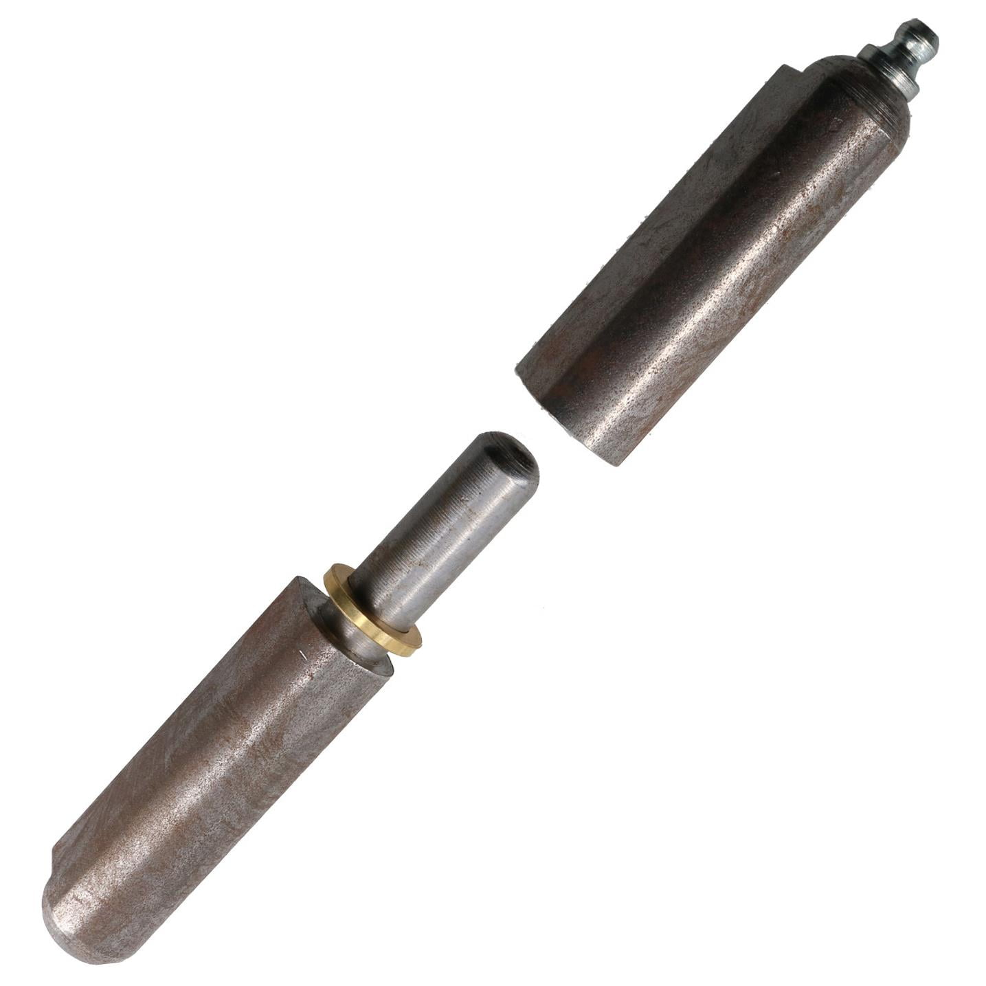 Lift Off Bullet Hinge with Grease Nipple Weld On Brass Bush 18x135mm ...