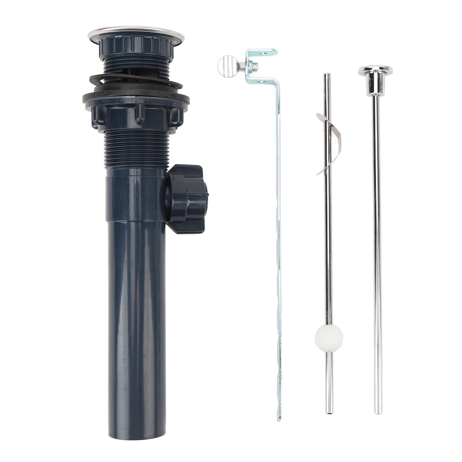 Lift Rod Sink Drain With Overflow, Fits 1,1/2" To 1,3/4" Drain Holes ...