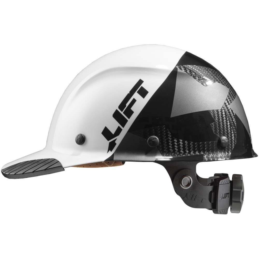 Lift Safety Dax Fifty50 Carbon Fiber Full Brim Construction Hard Hat ...