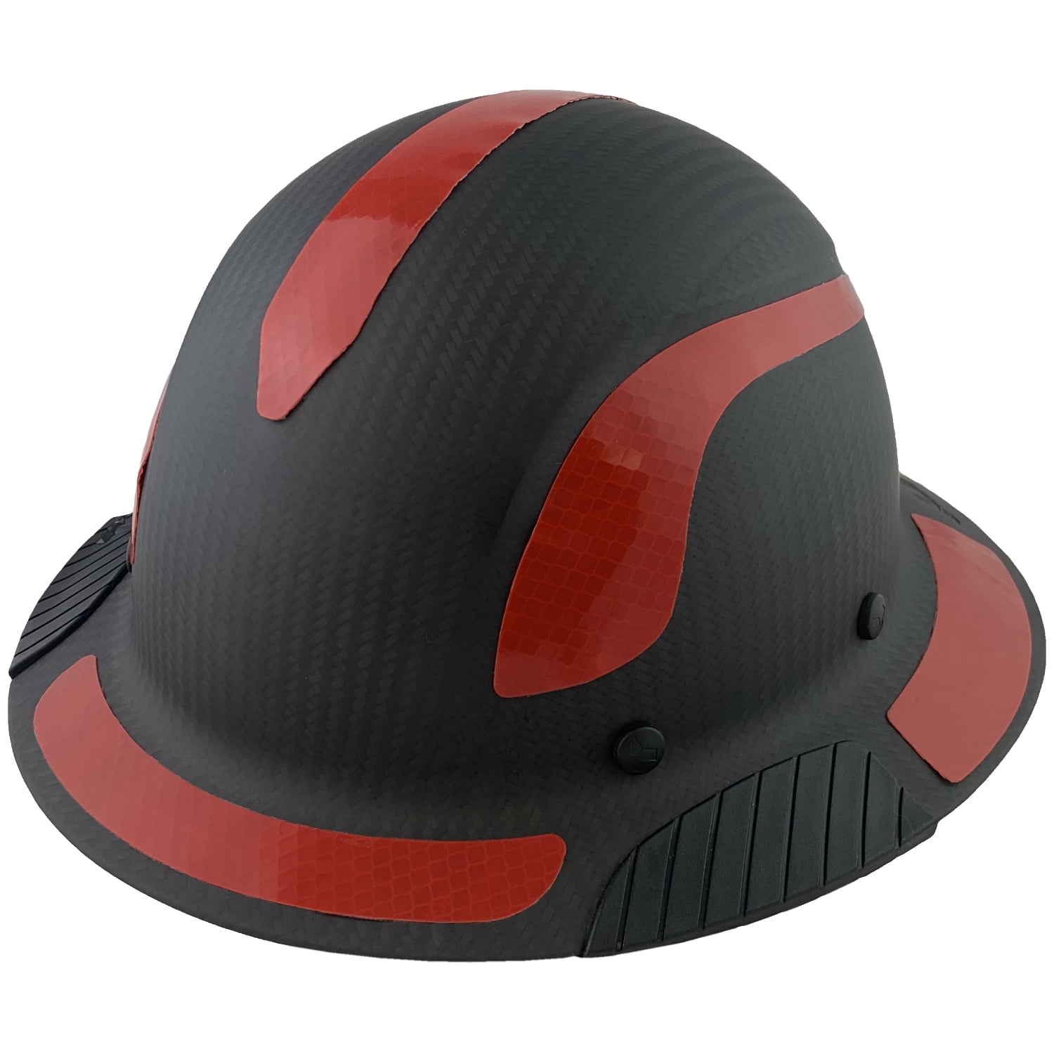 Lift Safety Helmet - Actual Carbon Fiber Full Brim Hard Hat - Matte ...