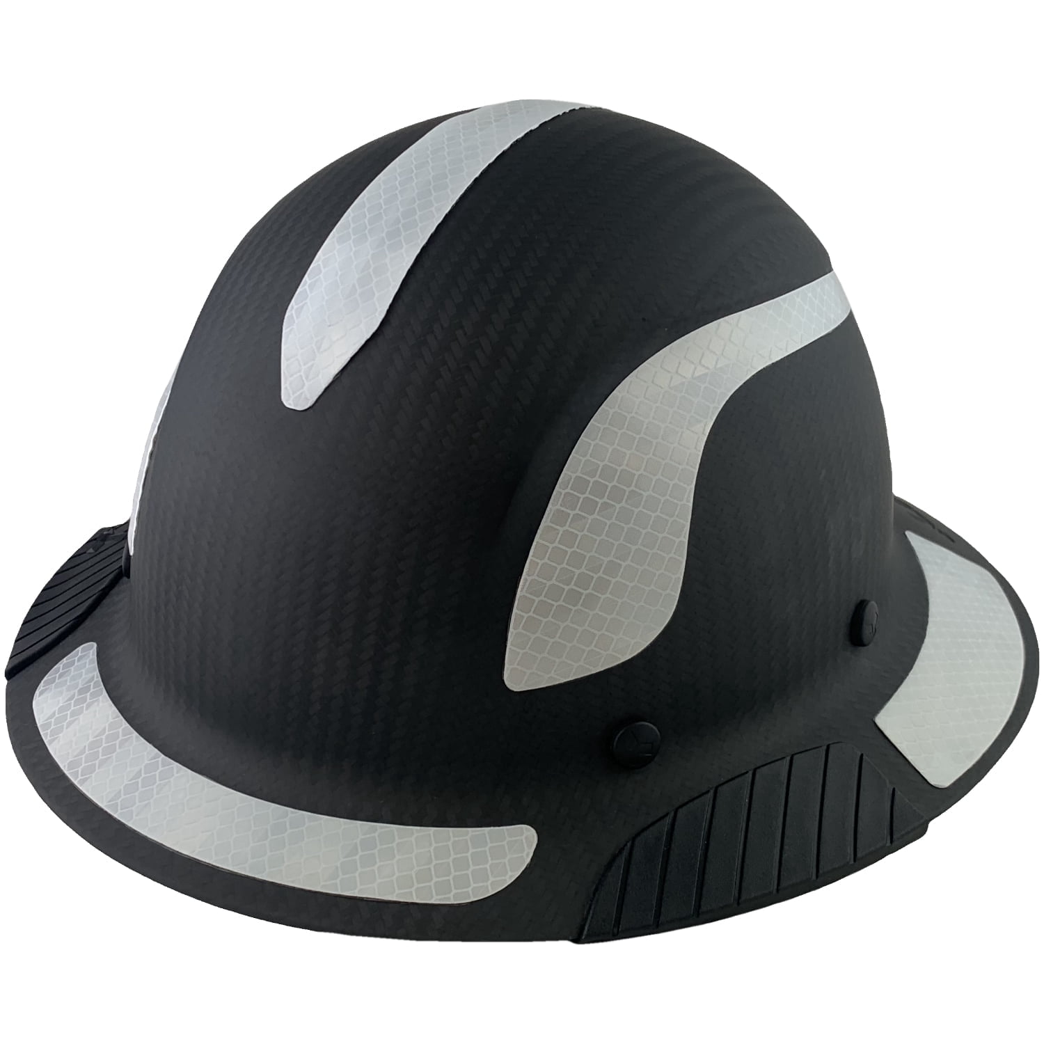 Lift Safety Helmet - Actual Carbon Fiber Full Brim Hard Hat - Matte ...