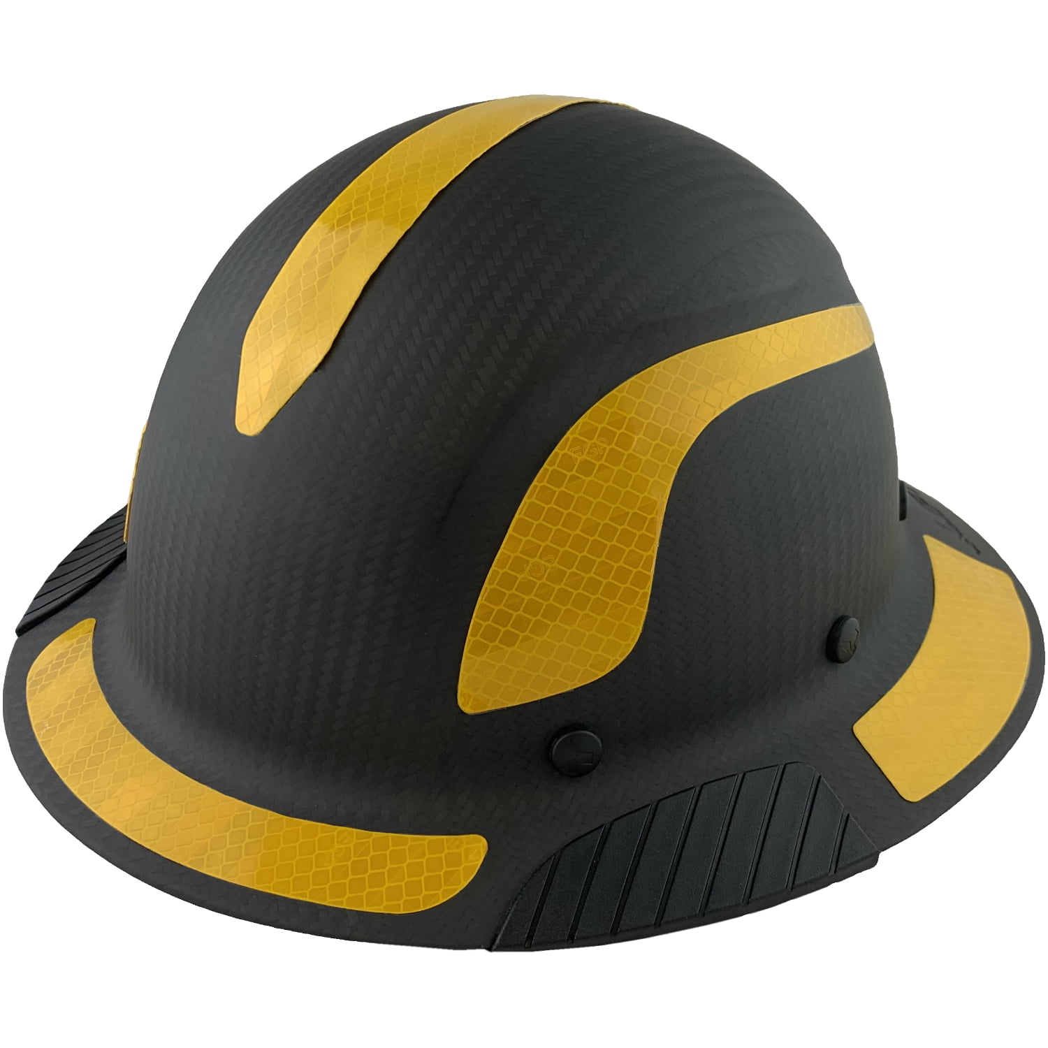 Lift Safety Helmet - Actual Carbon Fiber Full Brim Hard Hat - Matte ...