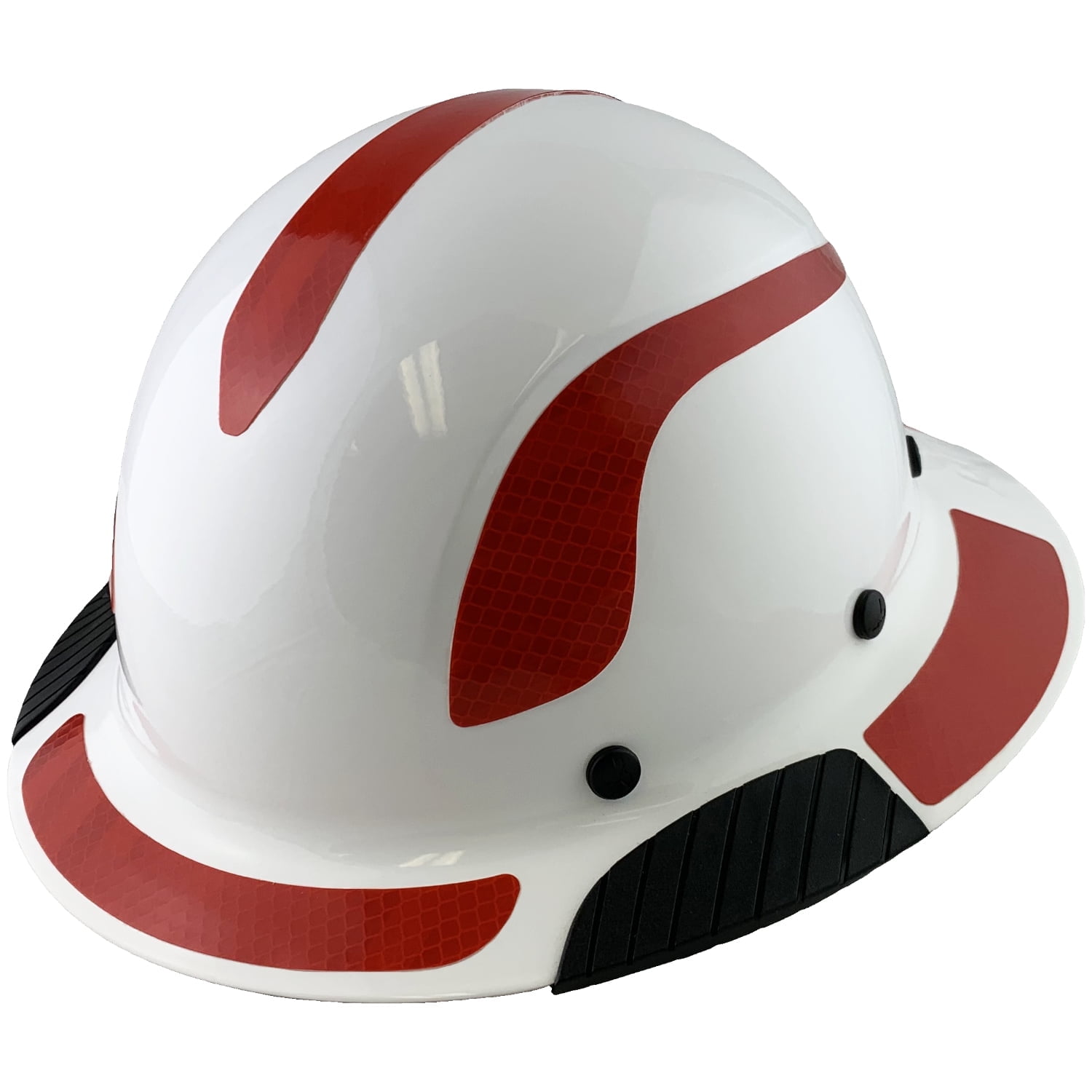 Lift Safety Helmet - Actual Carbon Fiber Full Brim Hard Hat - White ...