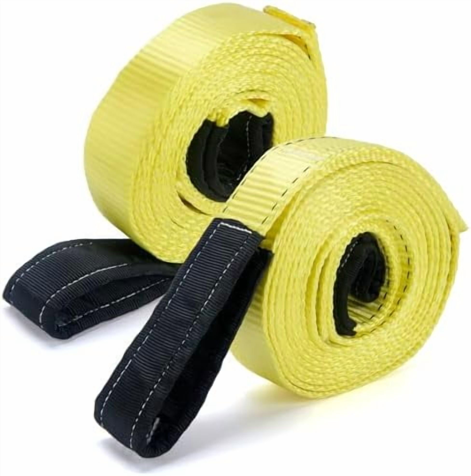 Lift Sling Straps, 15' x 2" Heavy Duty Nylon Webbing Slings, 22500 lbs ...