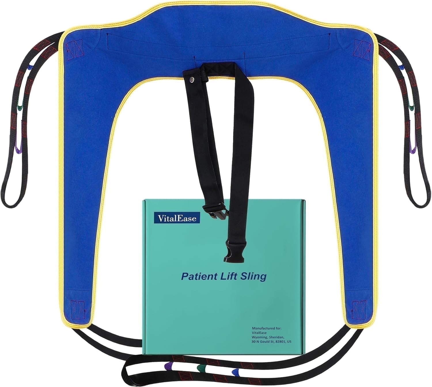 Lift Sling for Toileting with Torso Belt, Transfer Sling for Elderly ...