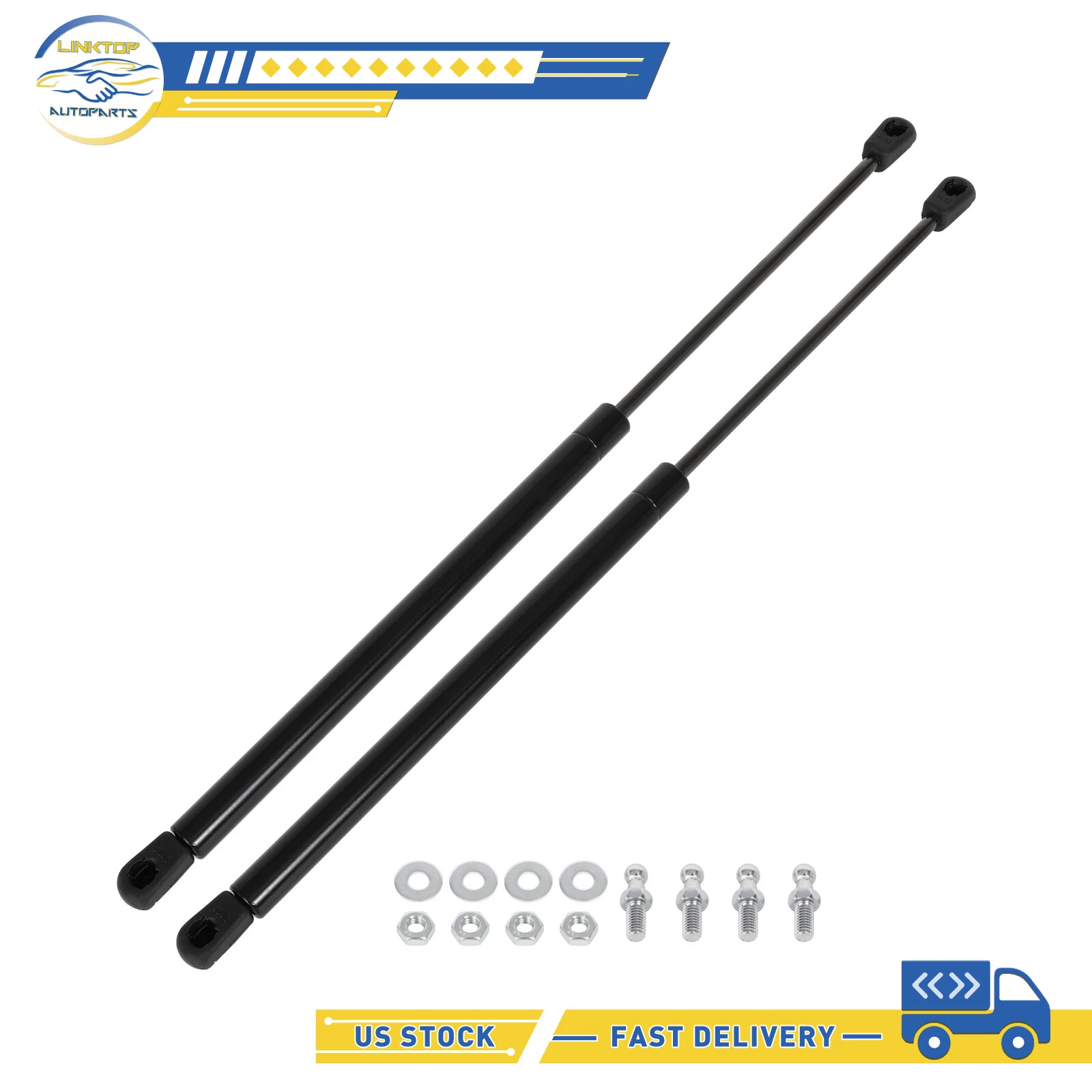 Zyler - Lift Supports 14.45Inch/24Lbs For Tool Box Snugtop Camper Shell ...