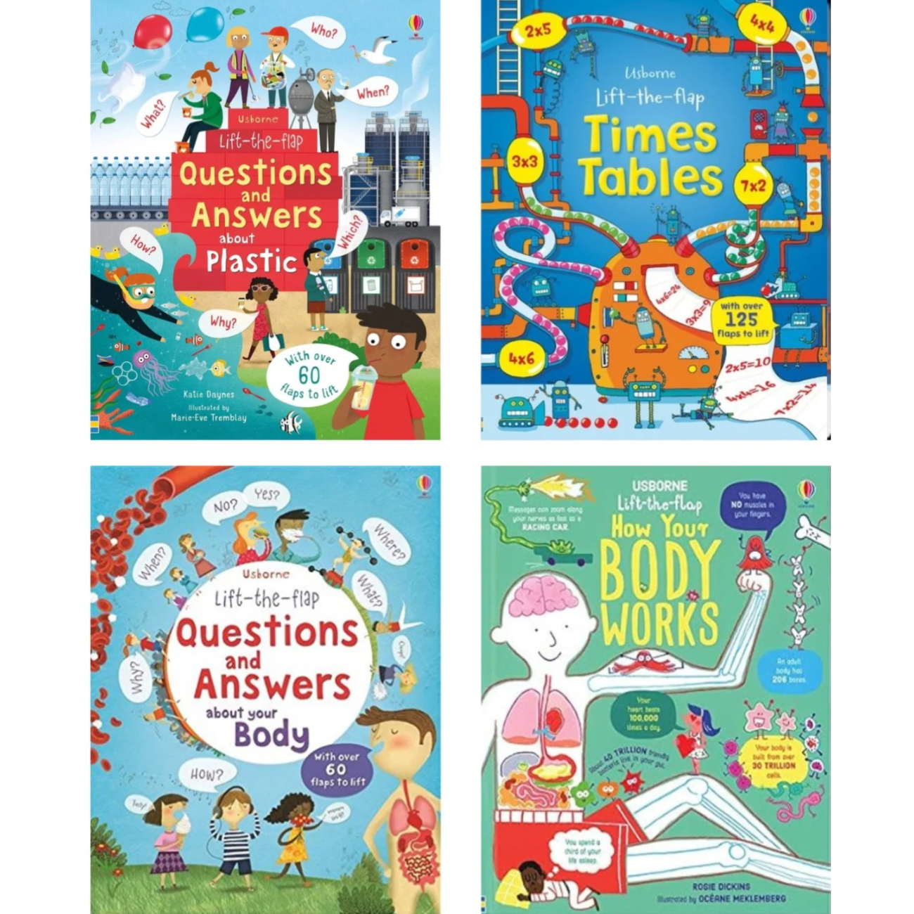 Lift The Flap Questions And Answers About Plastic; Times Tables ...