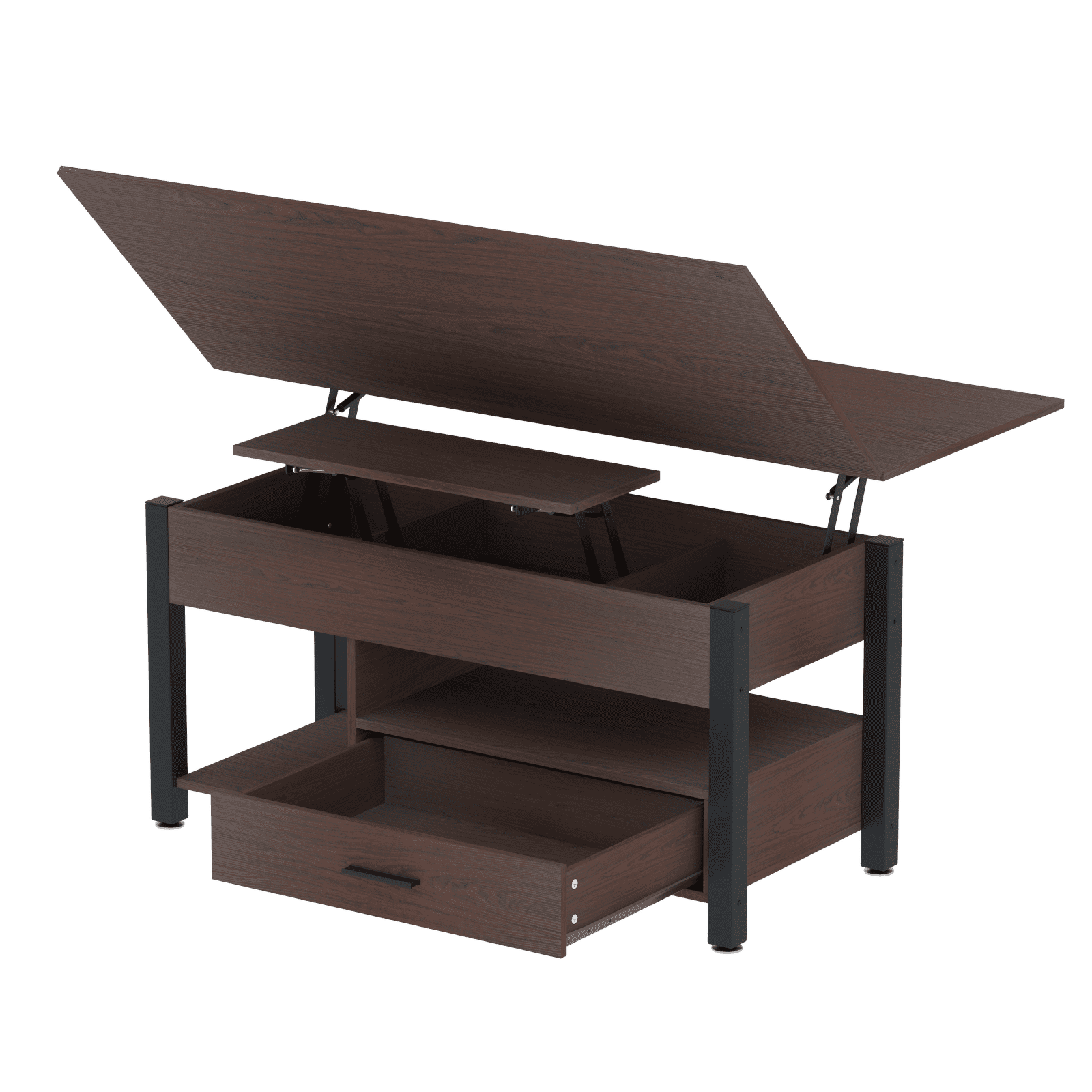 Lift Top Coffee Table Converts To Dining Table Or Computer Desk, Multi ...