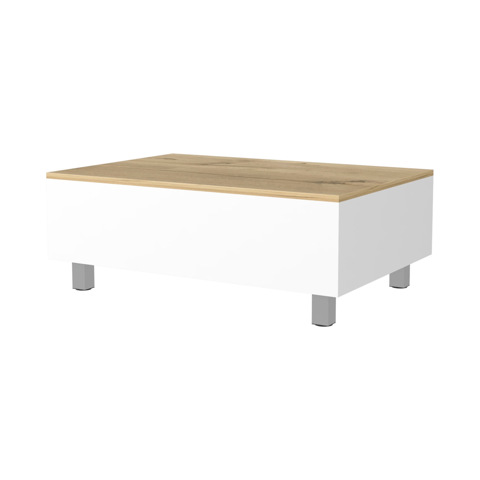 Lift Top Coffee Table Design, Concealed Storage Zone Included, 31.5" W ...