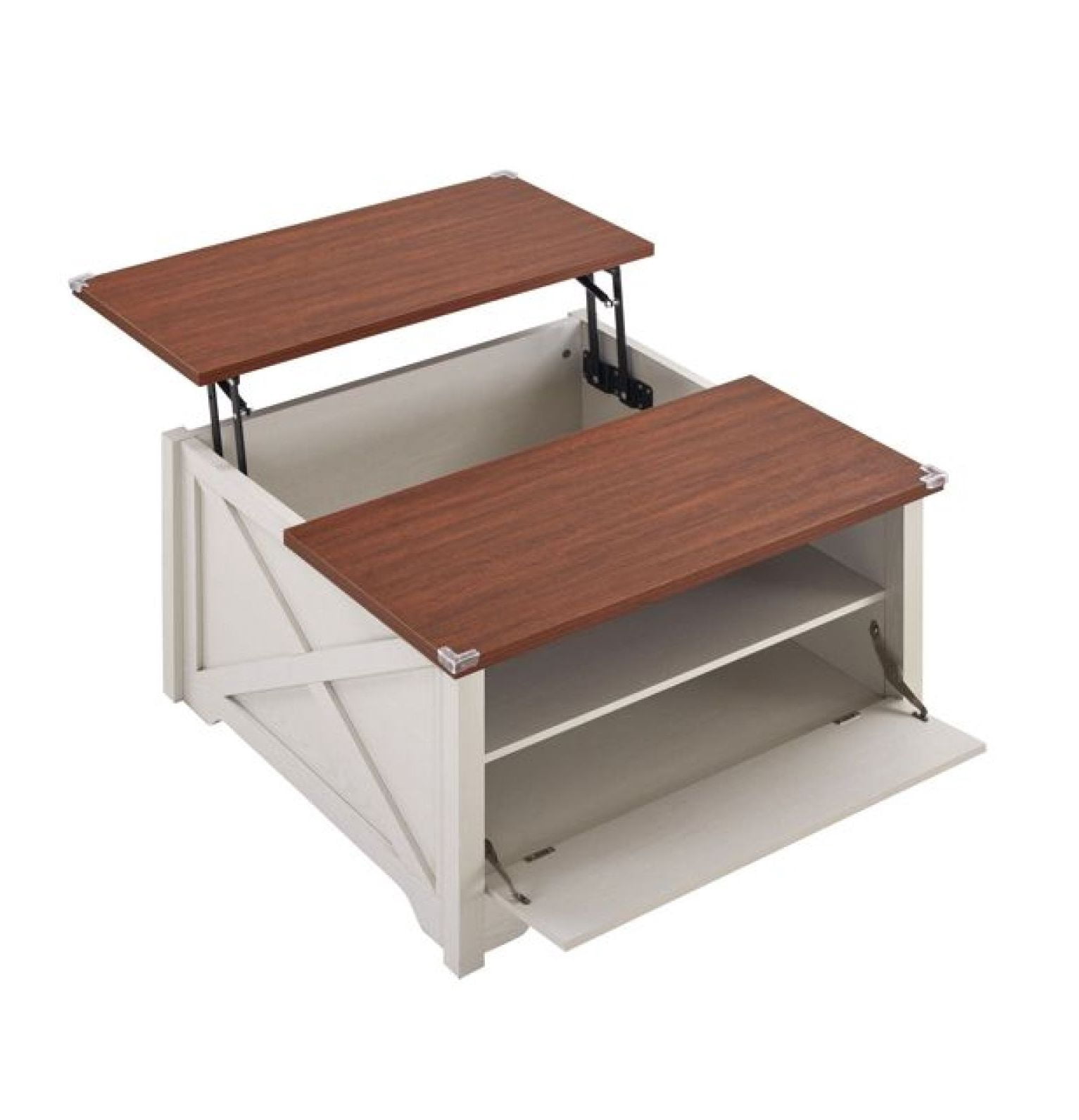 Lift Top Coffee Table, Ergonomic Rising Table with Hidden Compartment ...