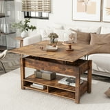 Lift Top Coffee Table with Expandable Tabletop, Rising Center Table w ...