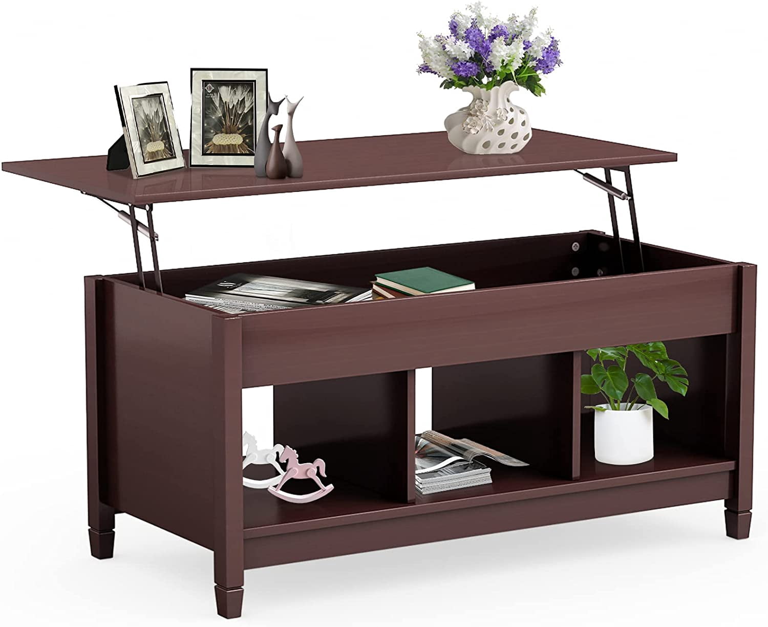 Small Coffee Table Lift Top Coffee Table With Hidden Storage ...