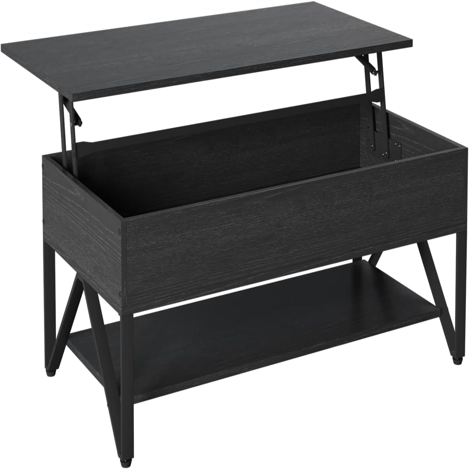 Lift Top Coffee Table with Storage 40 Inch Wood Lift Up Center Table ...
