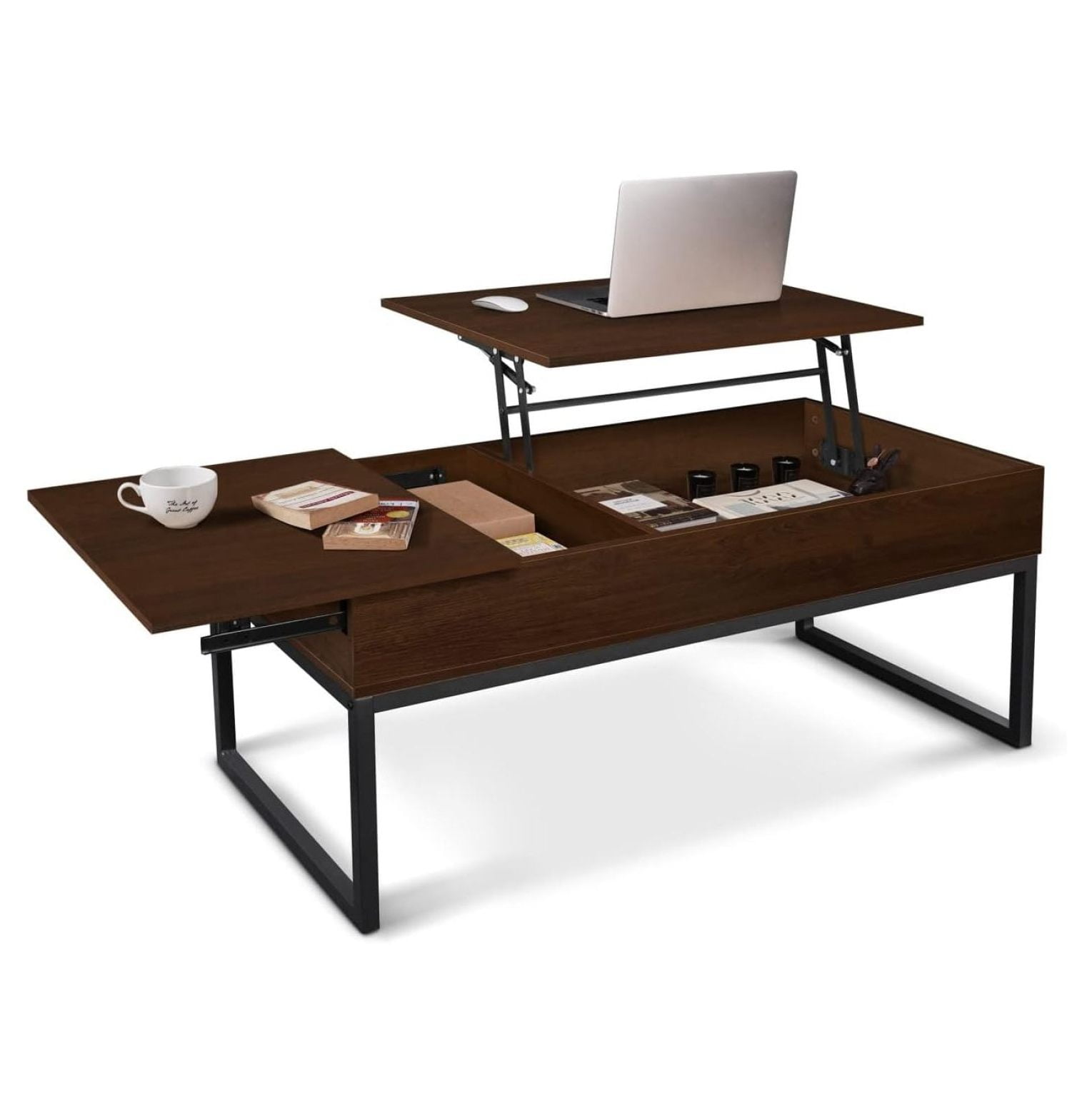 Lift Top Coffee Table w/Sliding Drawer, Coffee Table w/Lift & Sliding ...