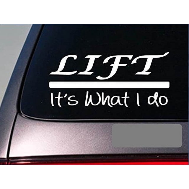Lift sticker decal *E281* weightlifting weights gym gloves benchpress ...