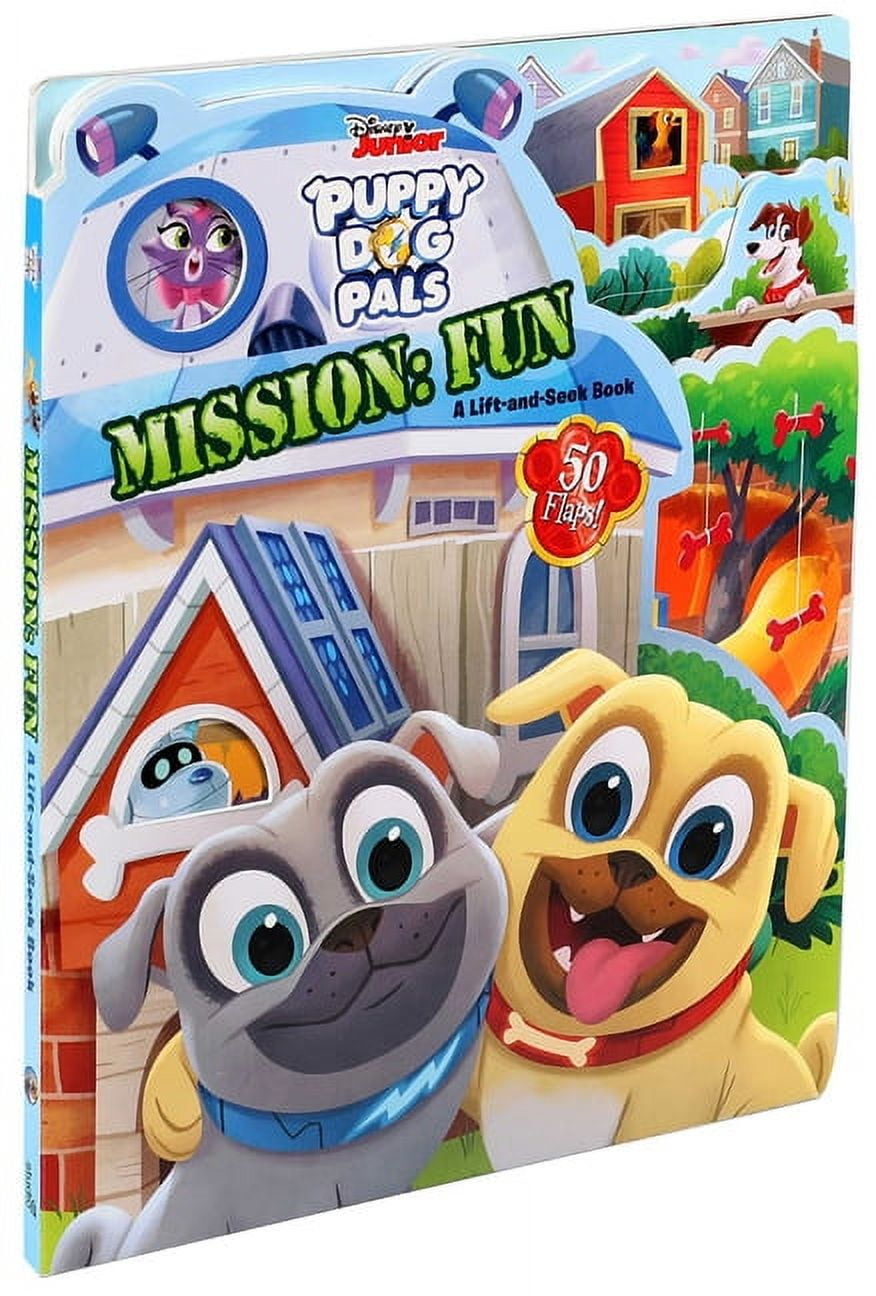 Lift-the-Flap: Disney Puppy Dog Pals: Mission Fun Lift-the-Flap (Board ...