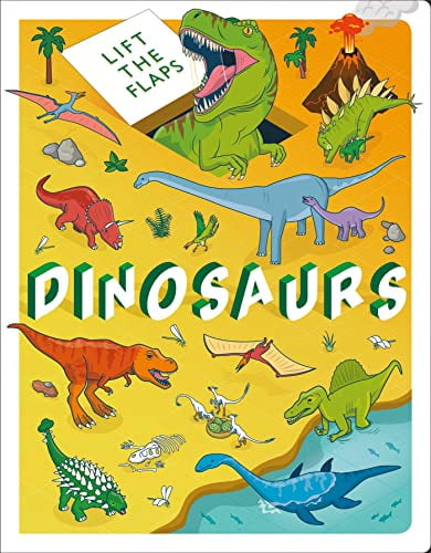 Pre-Owned Lift the Flaps: Dinosaurs: Lift-The-Flap Book (Board book ...