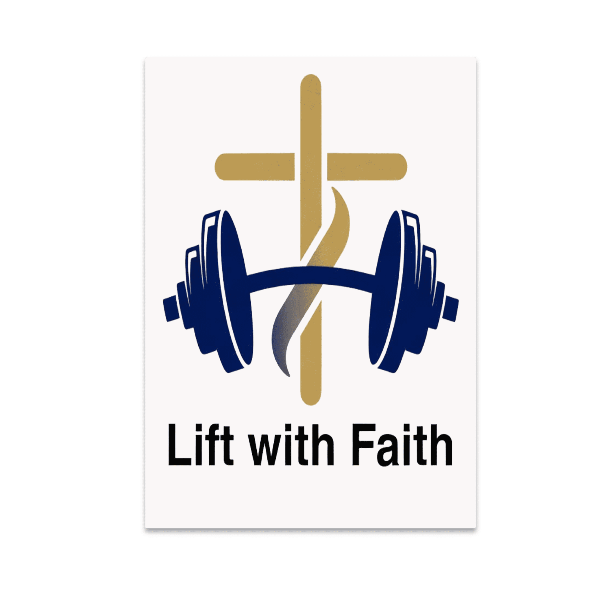 Lift with Faith Strength - Fitness Enthusiast - 13x19 Poster Print ...