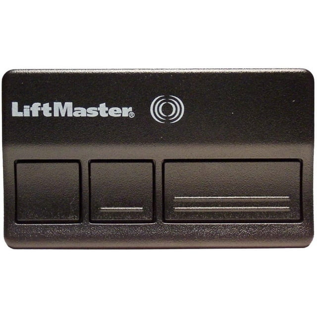 LiftMaster 373LM Garage Door Remote Controls, Full Size, Black, 3 ...