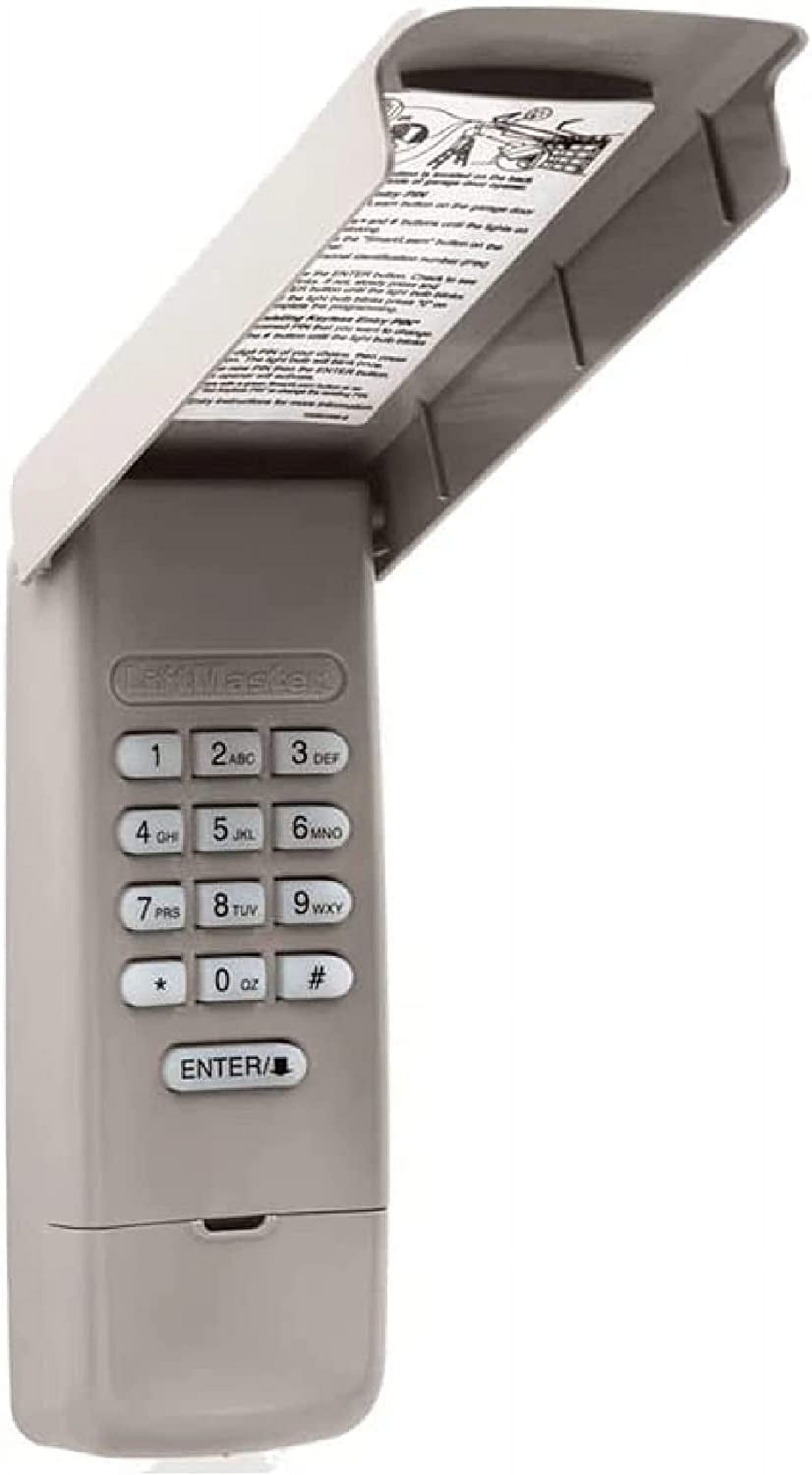 LiftMaster 878MAX Garage Door Keypad, Wireless Keyless Entry, Battery ...