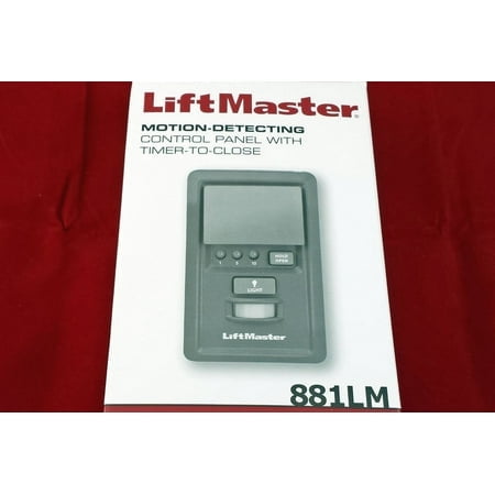 LiftMaster 881LMW Wi-Fi Motion-Detecting Control Panel with Timer-to ...