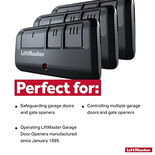 LiftMaster 893Max Security+ 2.0 3-Button Gate Operator Remote Control ...