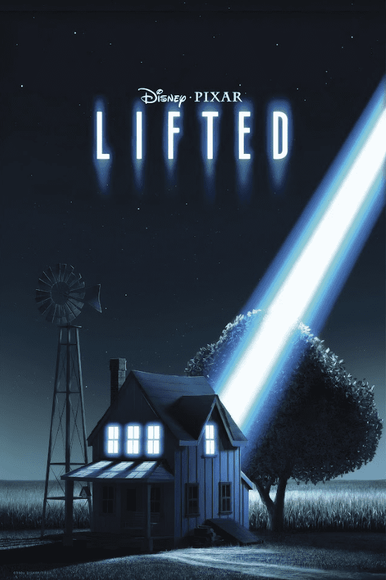 Lifted 2006 Movie Poster 24x36 - Animated Short, Sci-Fi Comedy, Pixar ...