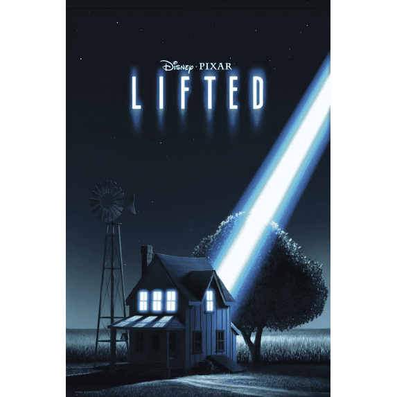 Lifted 2006 Movie Poster 24x36 - Animated Short, Sci-Fi Comedy, Pixar ...