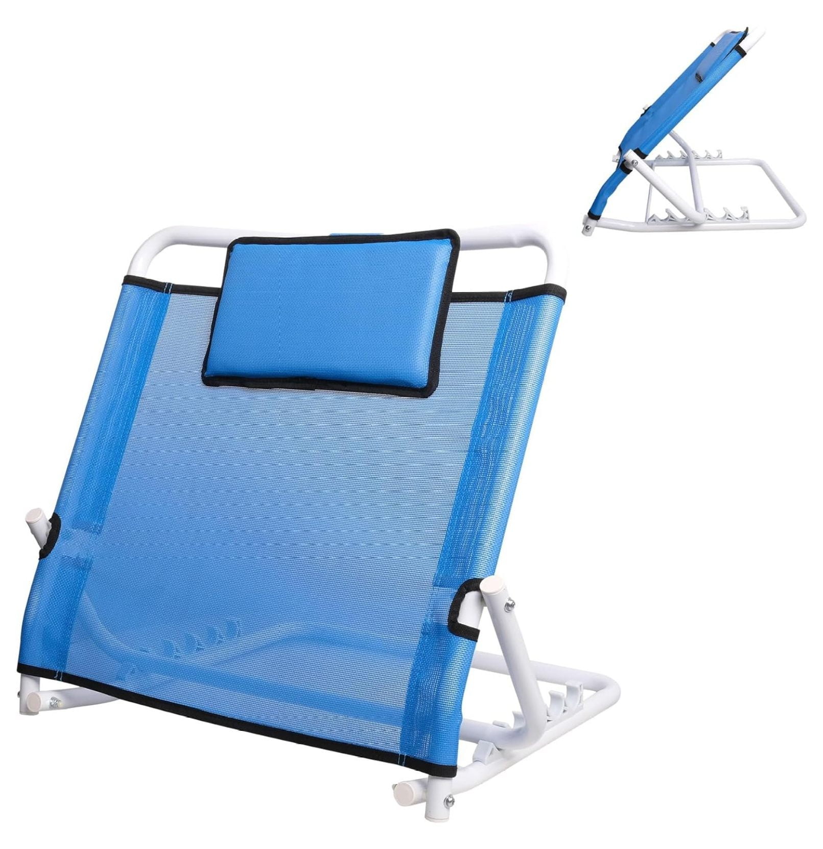 Lifting Bed Backrest for Sitting Up, 10.2" - 21.9" Adjustable Folding ...