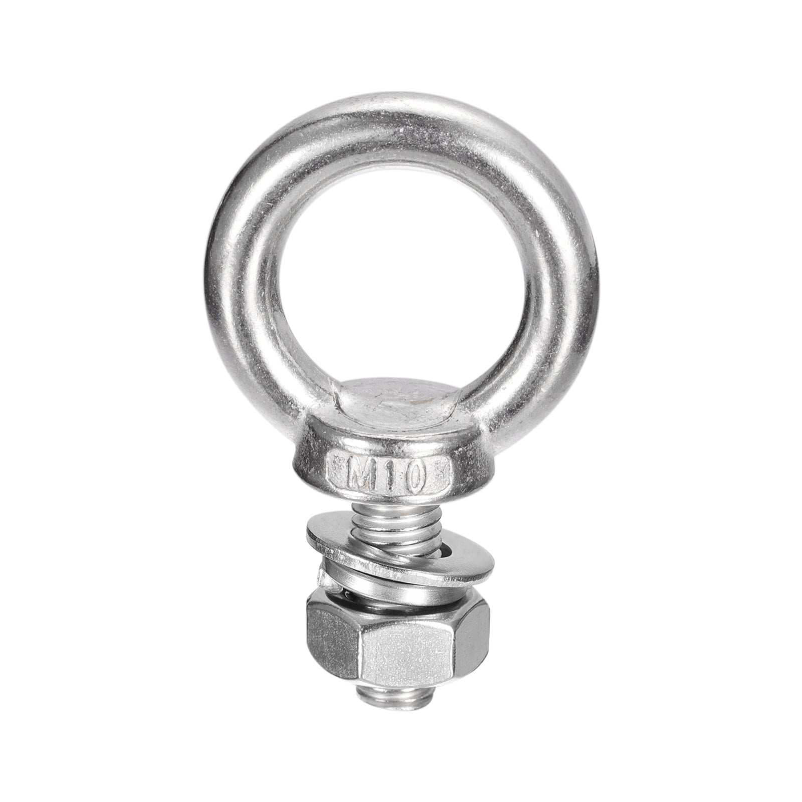Lifting Eye Bolt 1 Set M10x25mm Eye Bolt with Nut Washer 304 Stainless ...
