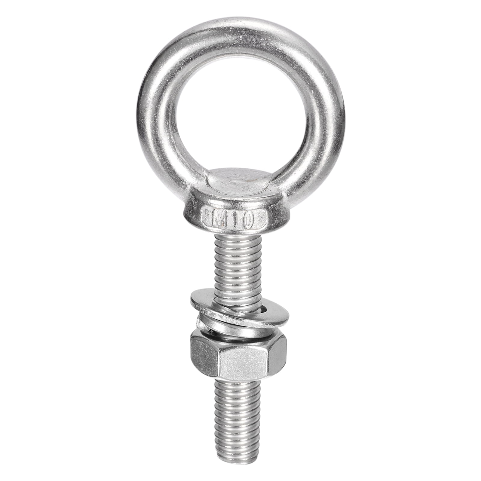 Lifting Eye Bolt 1 Set M10x50mm Eye Bolt with Nut Washer 304 Stainless ...