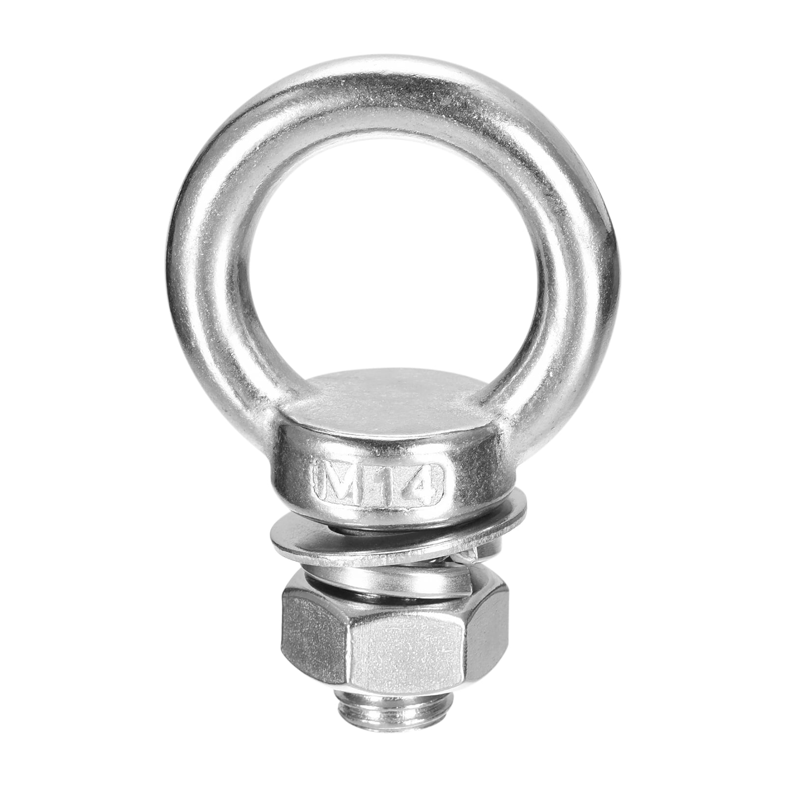 Lifting Eye Bolt 1 Set M14x25mm Eye Bolt with Nut Washer 304 Stainless ...