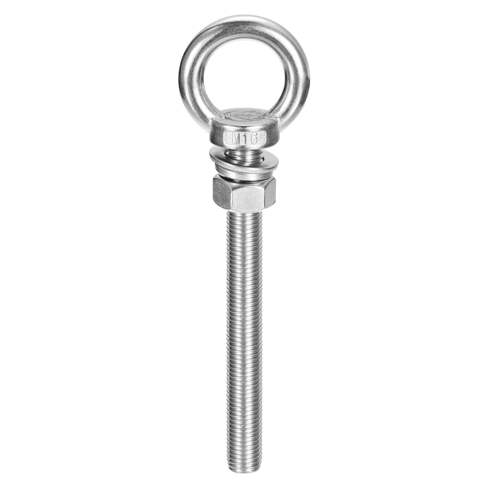 Lifting Eye Bolt 1 Set M16x150mm Eye Bolt with Nut Washer 304 Stainless ...