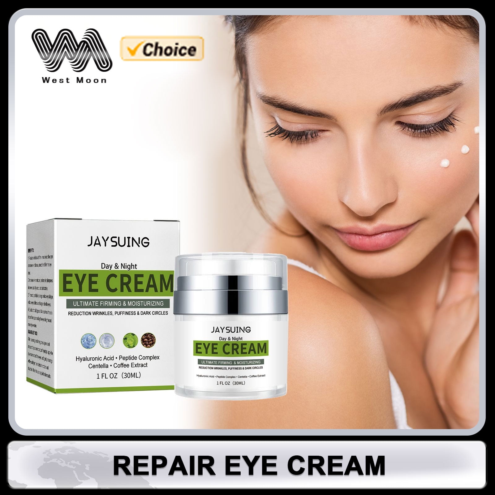 Lifting Eye Cream Eye Bags Improving Dark Circles Anti Dryness Moisturizing Skin Brightening Eye ...