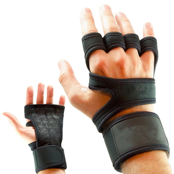 Lifting Grip Pads Hand-Palms Protectors Anti-Skid Gym Gloves Workout ...