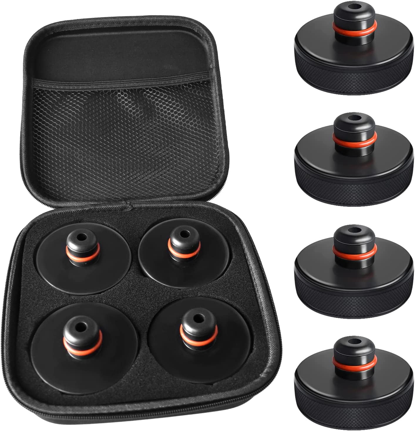 Lifting Jack Pad for Tesla Model 3/S/X/Y, 4 Pucks with Storage Case ...