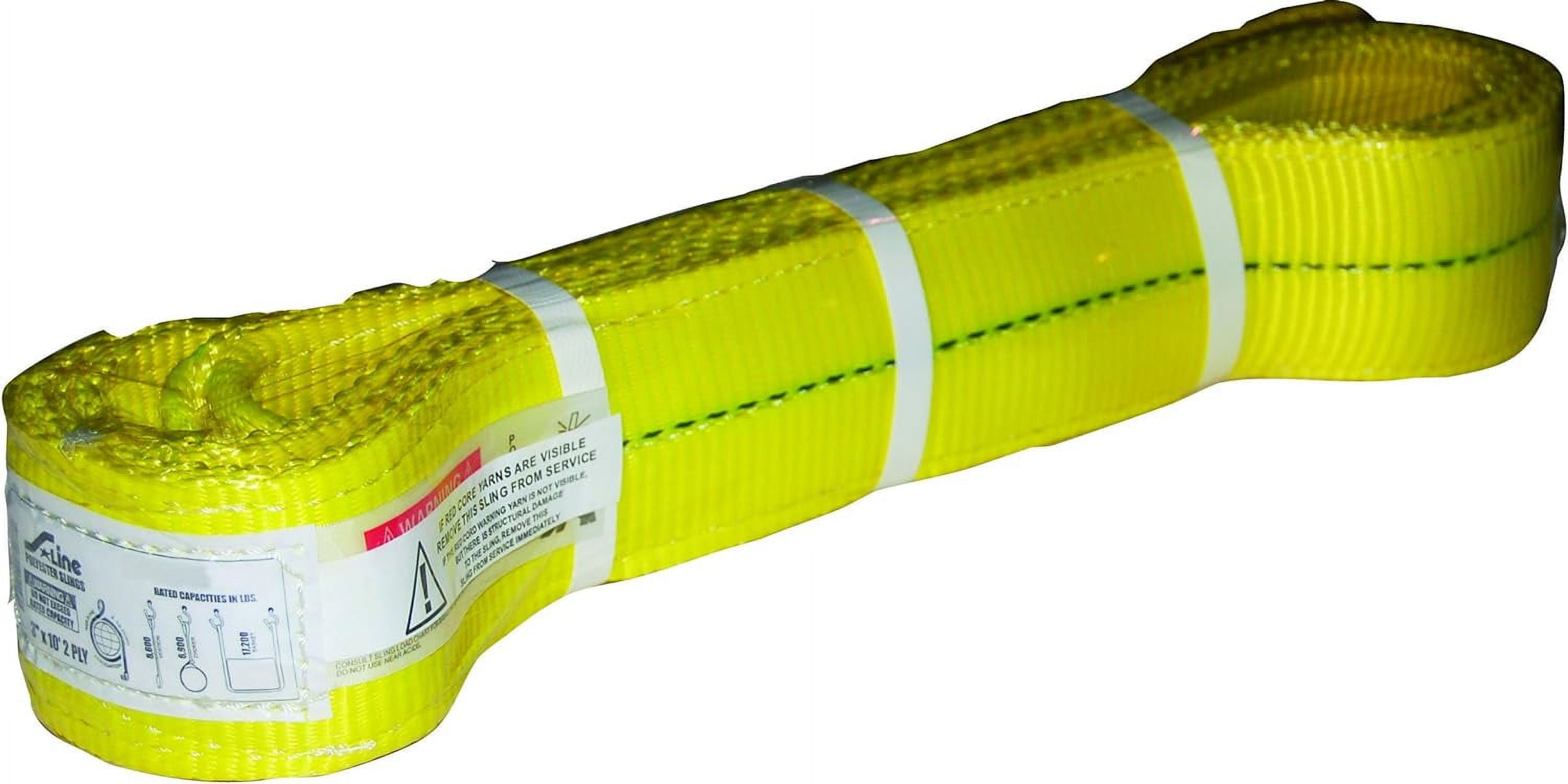Lifting Sling 2Ply, 3" by 12', Tapered Eye to Eye Sling, 3"x 12 ...