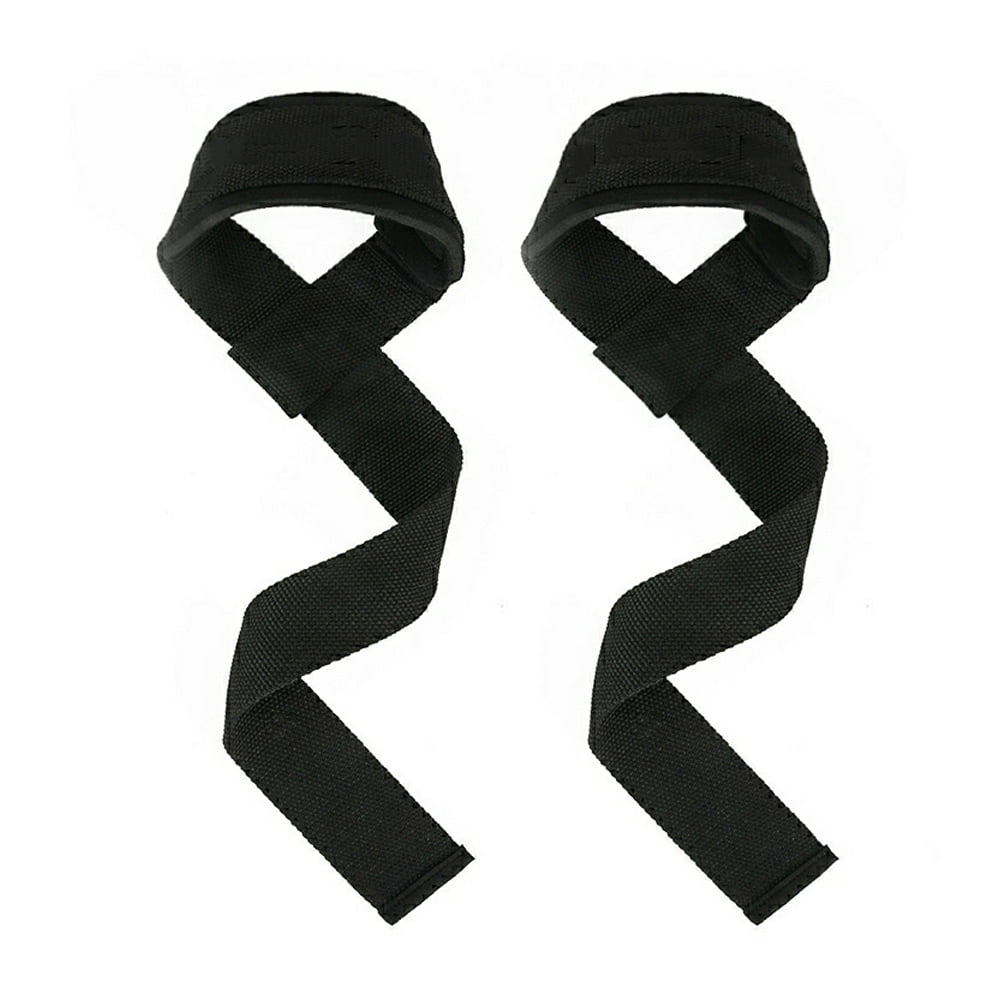 Lifting Straps 1 Pair - Padded Wrist Support Wraps - for Powerlifting ...