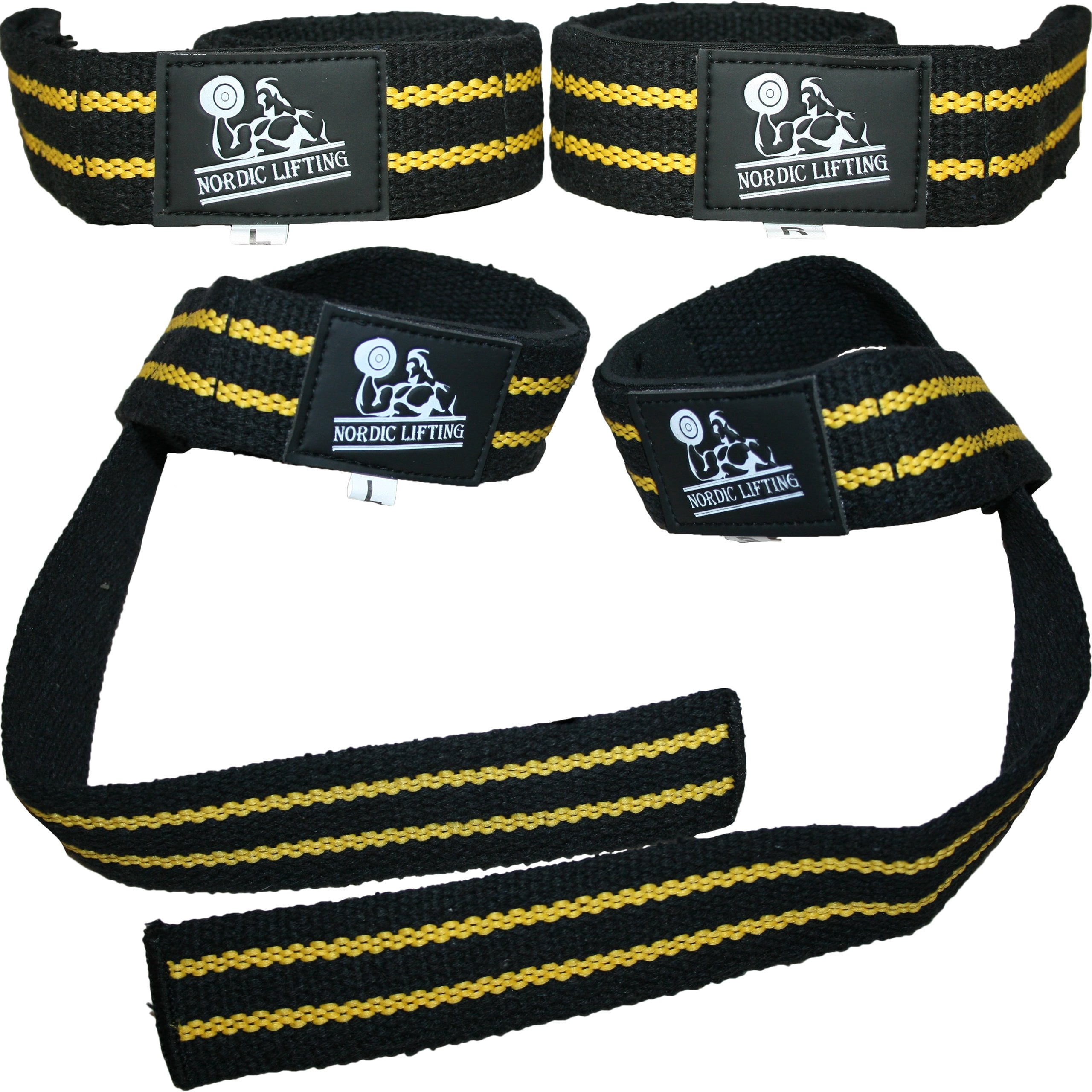 Lifting Straps (2 Pairs/4 Straps) for Weightlifting/Cross Training ...