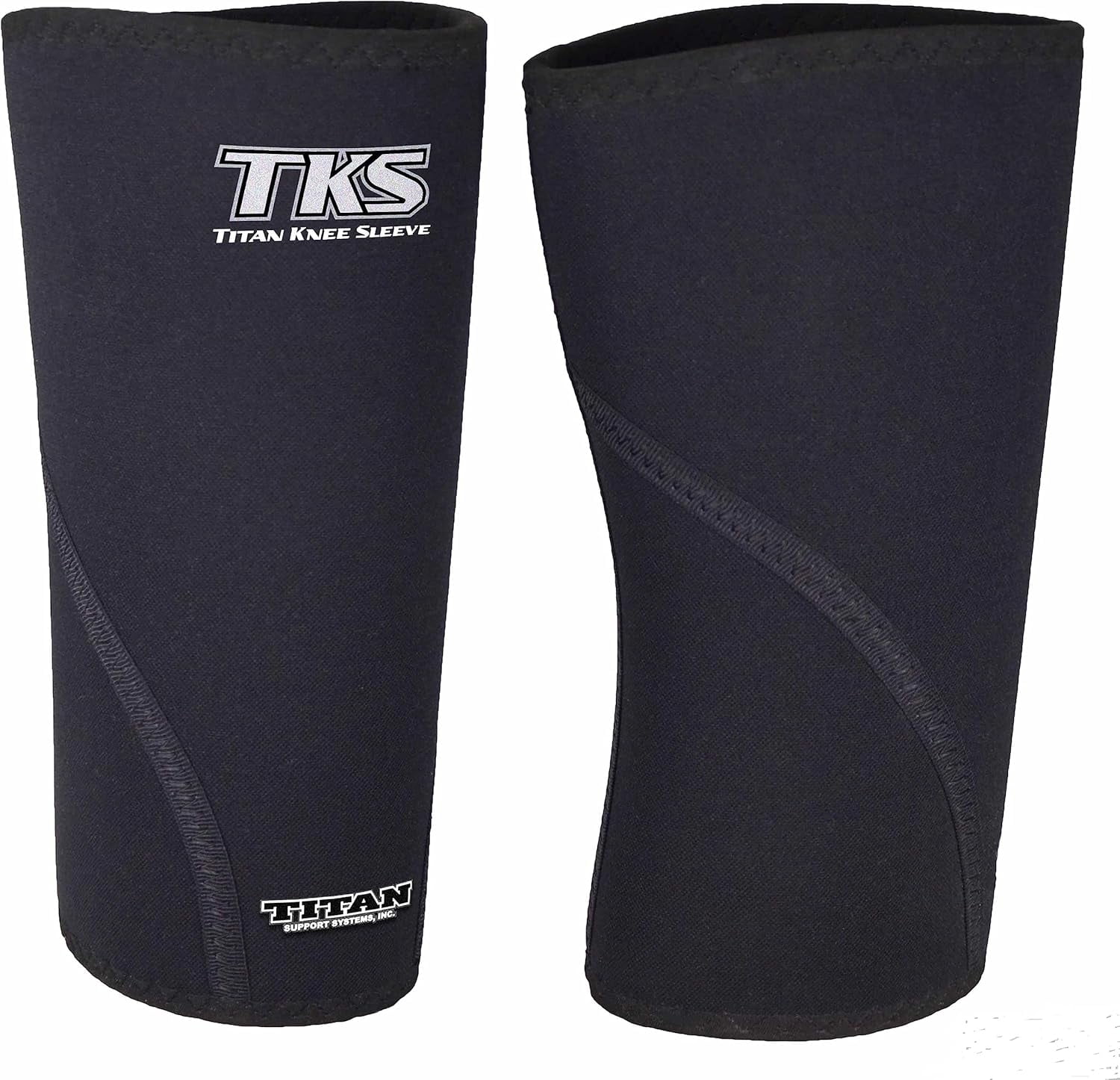 LiftingLarge Titan TKS 7mm Knee Sleeves - USPA, IPL, USAPL, , USA ...