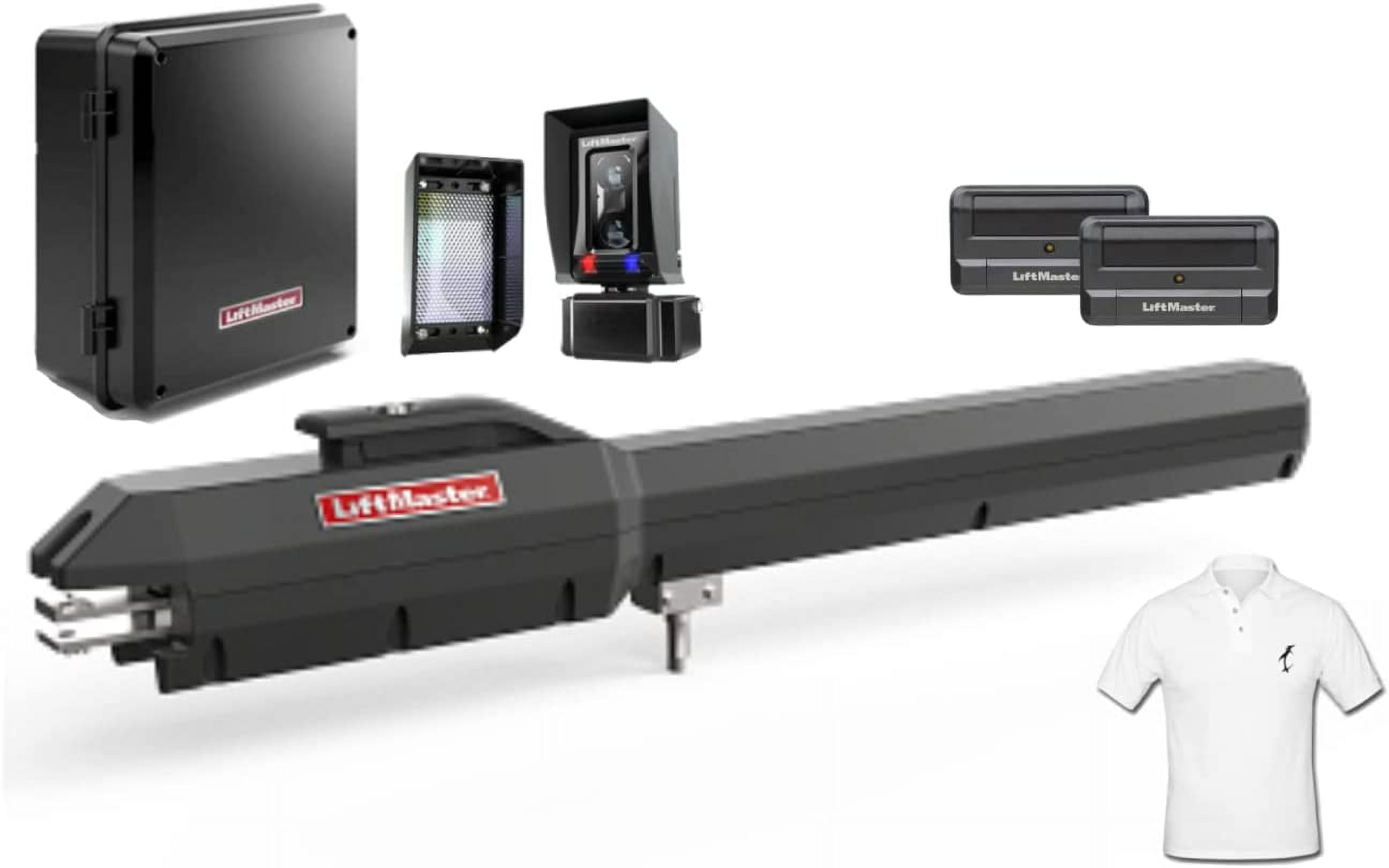 Liftmaster LA500PKGUL Swing Gate Opener Kit - Includes 2 Remotes ...