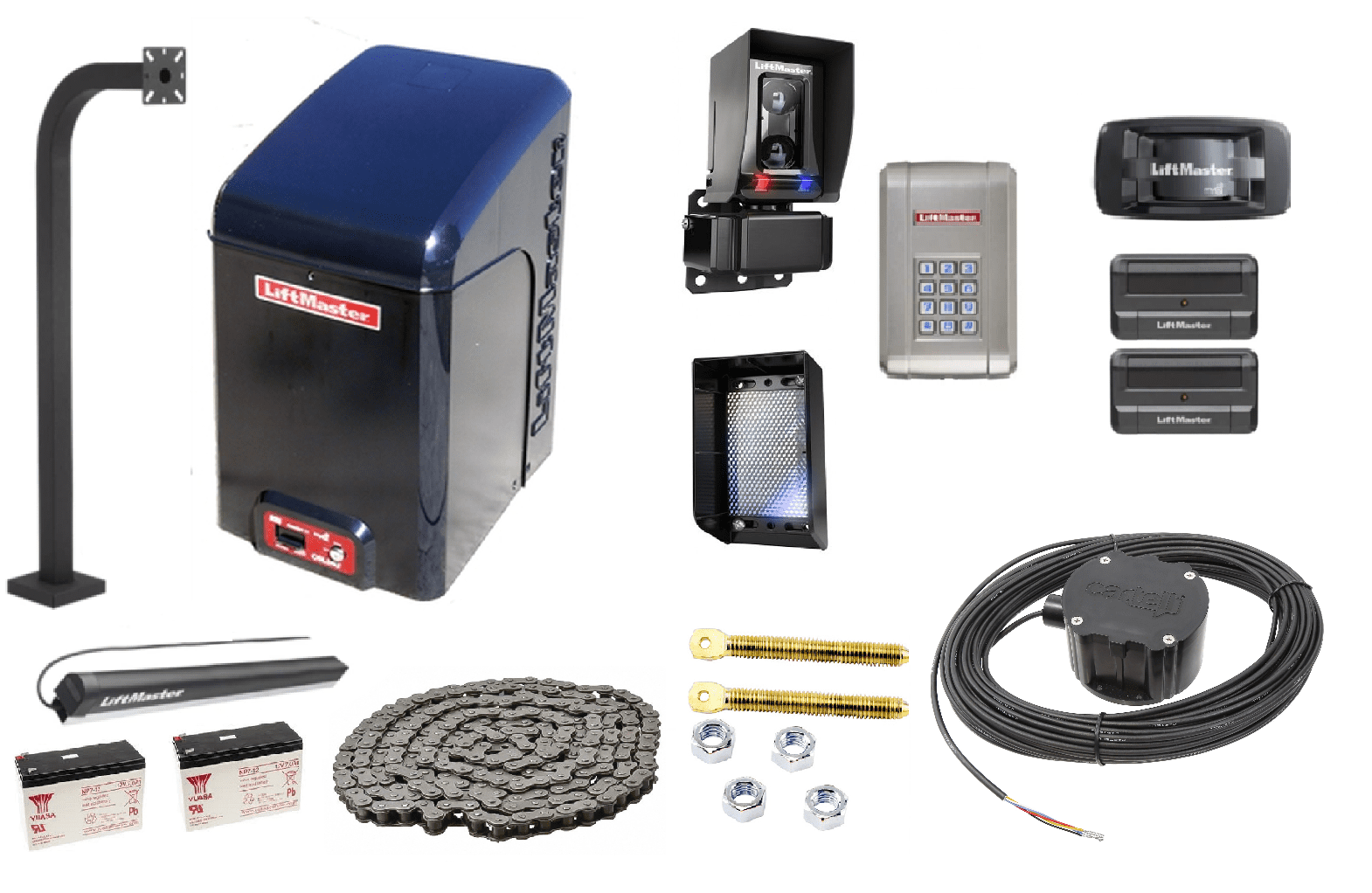 Liftmaster Model CSL24UL Commercial Slide Gate Openers Chamberlain ...