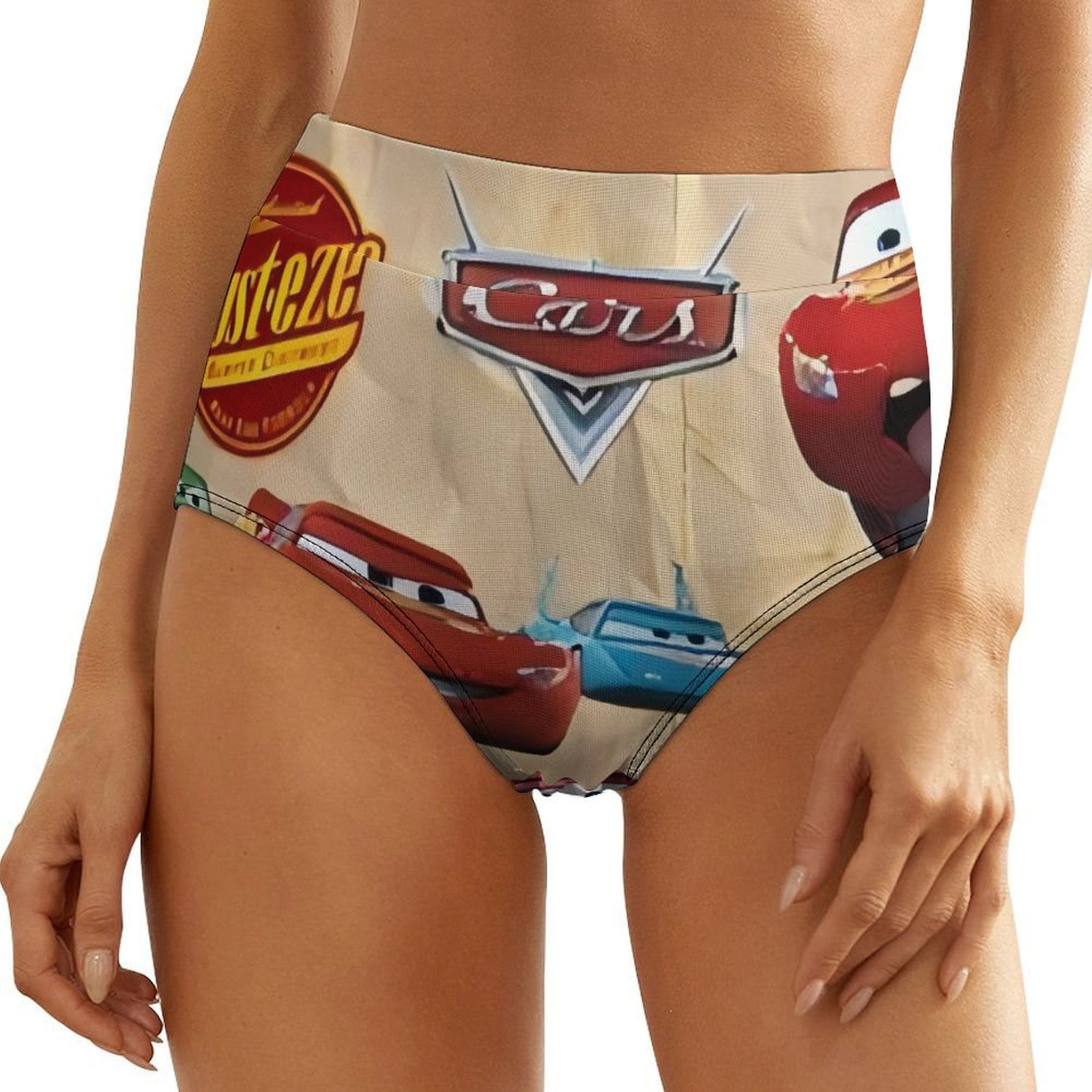 Ligh-tning McQueen Women's cartoon high waisted tummy control panties S - Walmart.com