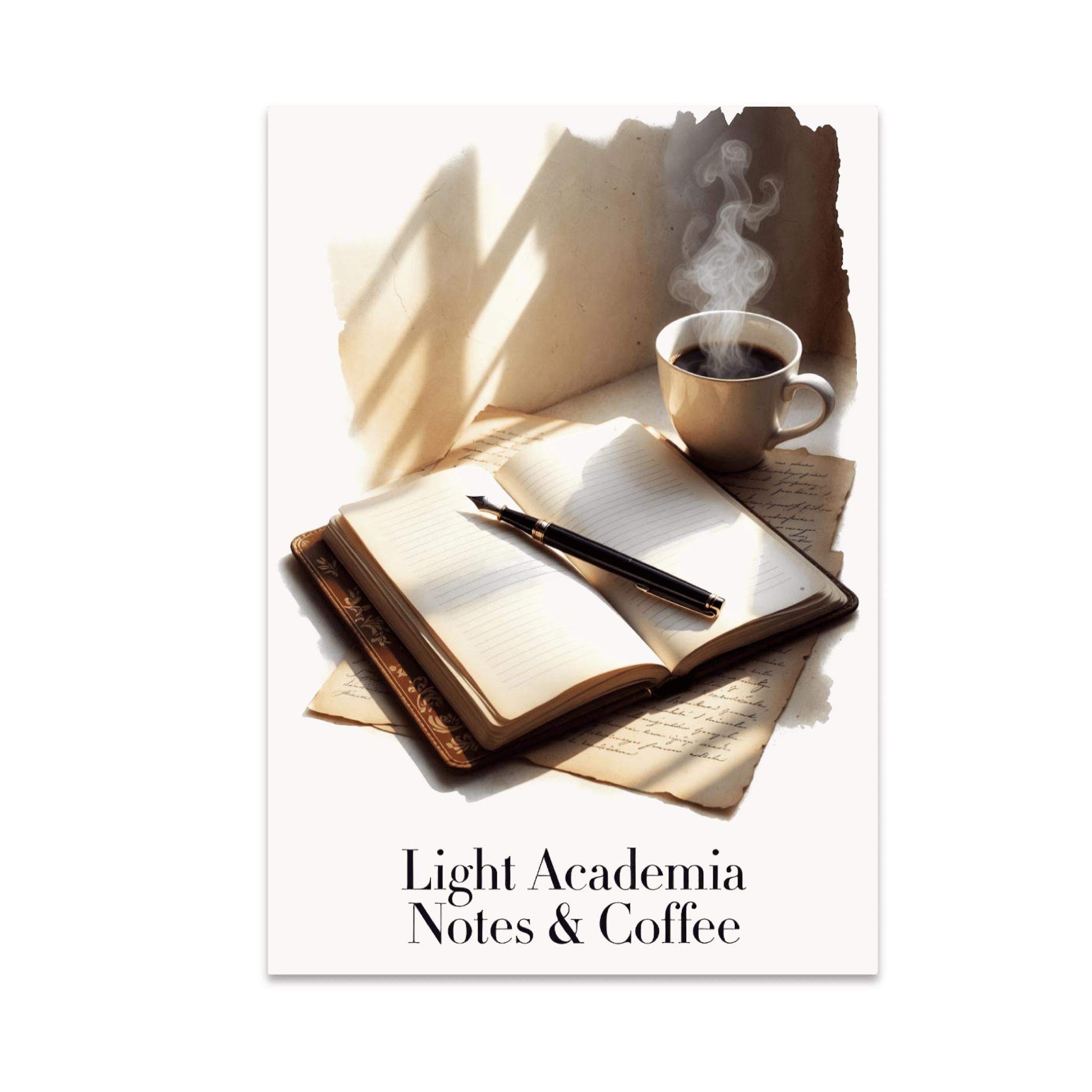 Light Academia Study Scene Wall Art - Book Lover - 13x19 Poster Print ...