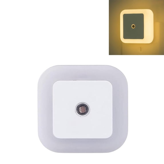 Light-Activated Sensor LED Night Light, Square Light-Controlled Night ...