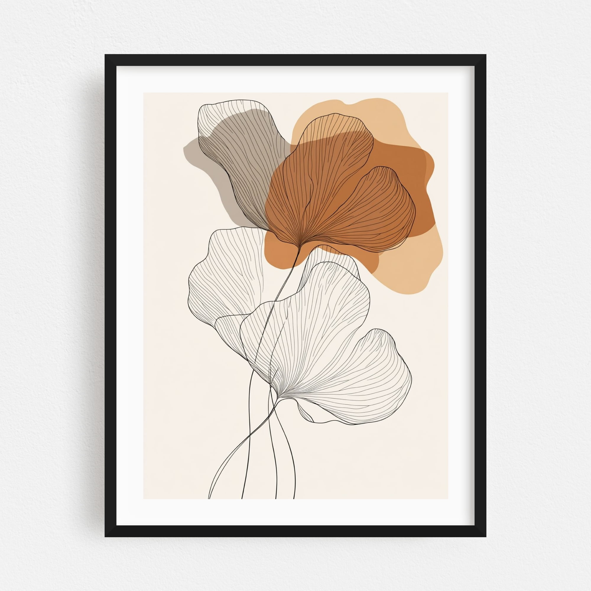 Light and Airy Floral Line Art - Line Drawing Modern Art Line Art ...