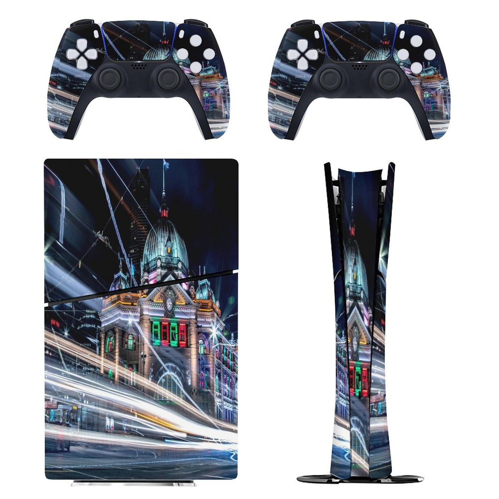 Light And Night PS5/PS5 Slim Digital Disc Skin Sticker For Console And ...